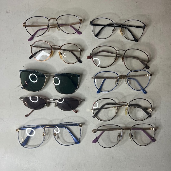 Vintage | Accessories | Vintage 8s 90s Eyeglasses Glasses Frames Lot Of ...
